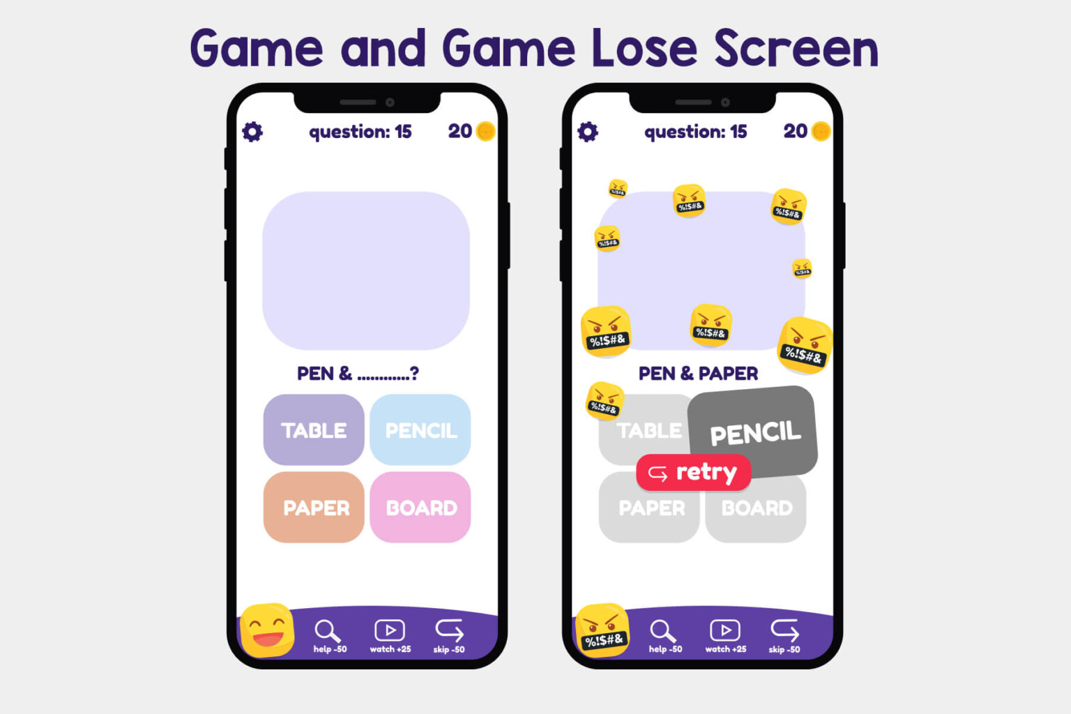 Game Match Duo Game Assets Kit Download - CraftPix.net