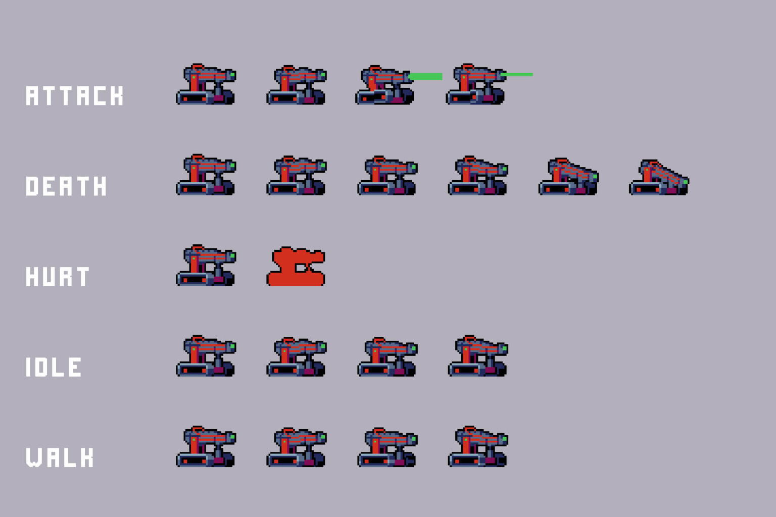 Sewerage Character Enemies Pixel Art - CraftPix.net