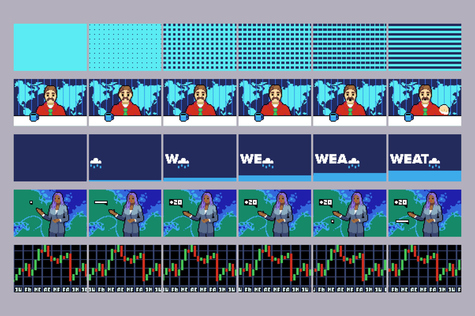 Animated ADS Cyberpunk Pixel Art Pack - CraftPix.net