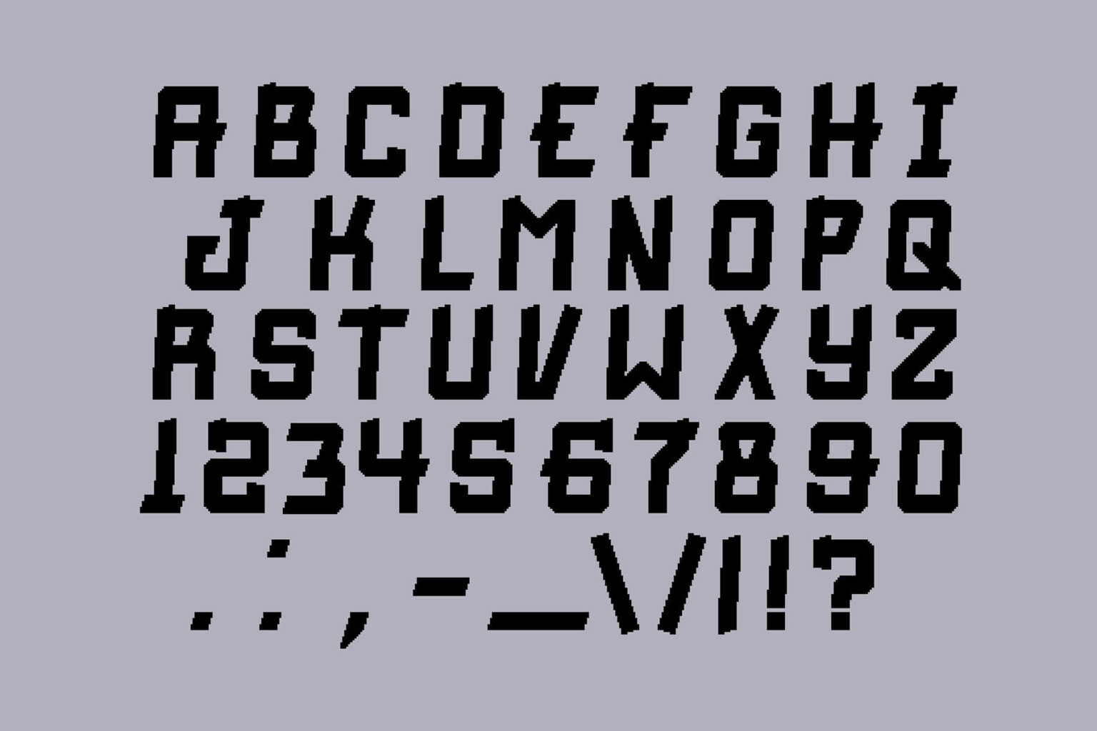 Cyberpunk Pixel Art Font Effects Download - CraftPix.net