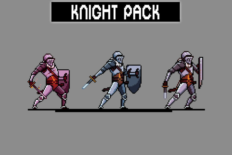 Free Knight Character Sprites Pixel Art Download - CraftPix.net