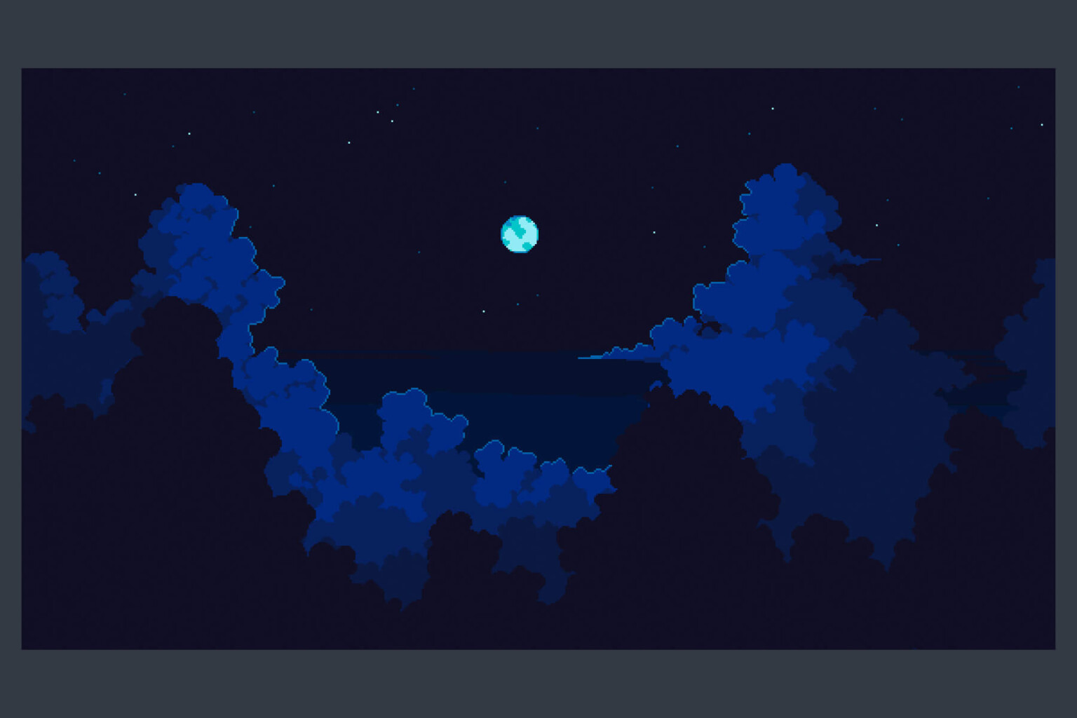 Free Sky with Clouds Background Pixel Art Set - CraftPix.net