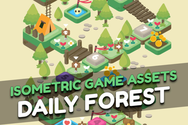 Daily Forest Isometric Tileset Download - CraftPix.net