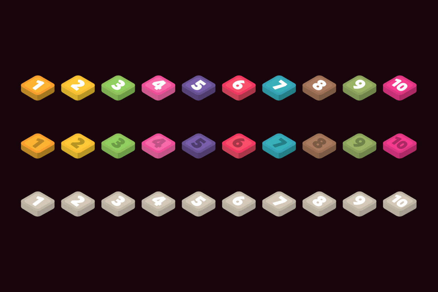 Fall Forest Isometric Tileset Download - CraftPix.net