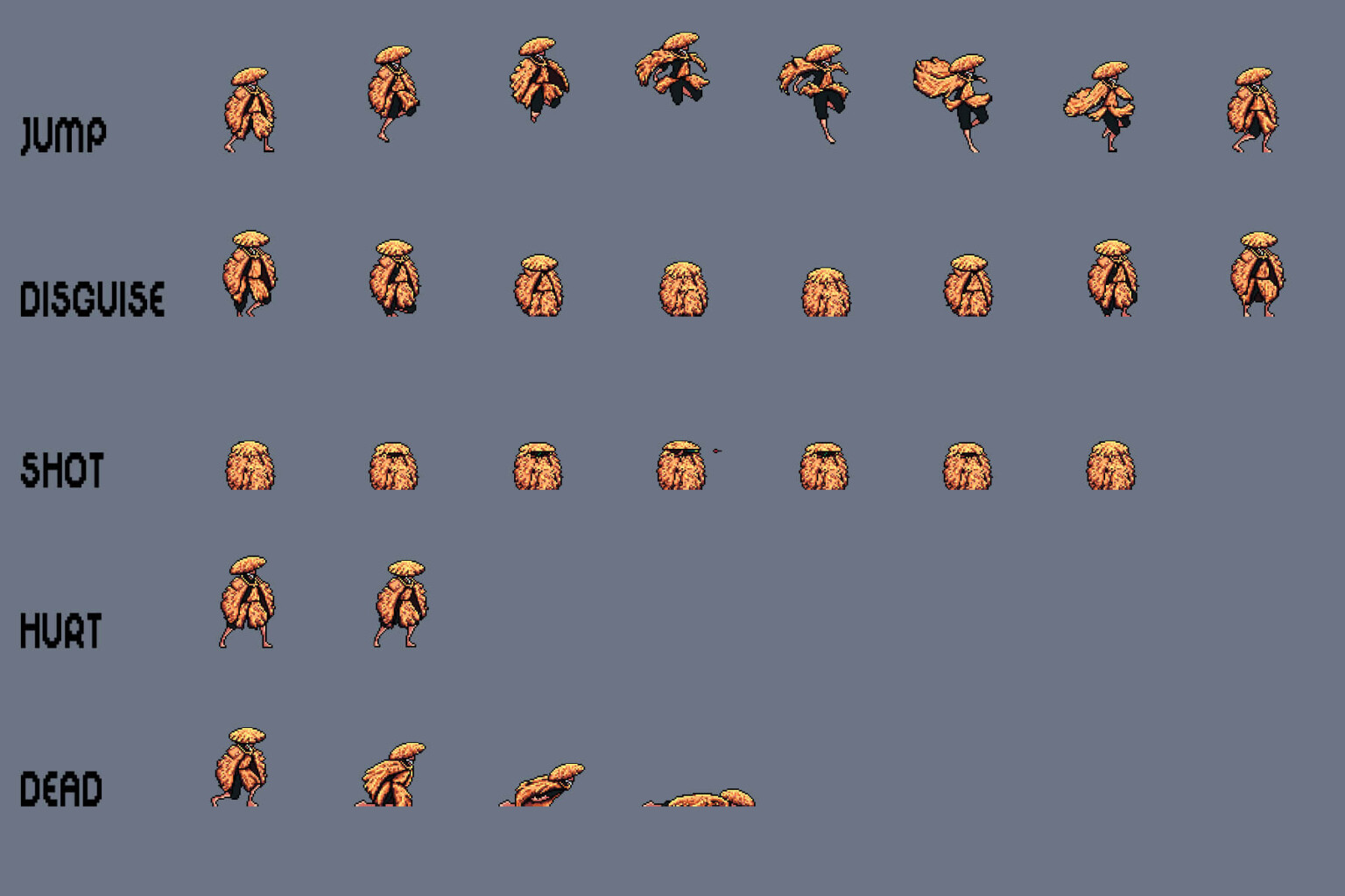 Free Ninja Sprite Sheets Pixel Art Download - CraftPix.net