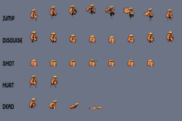 Free Ninja Sprite Sheets Pixel Art Download - CraftPix.net