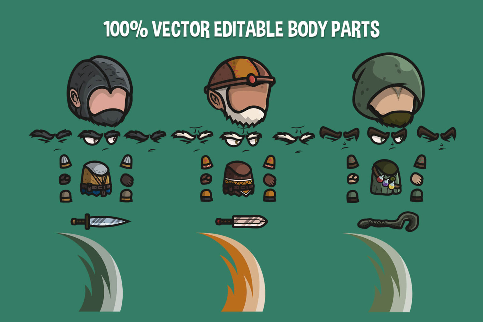 Gnome Chibi Character Sprites Download - CraftPix.net