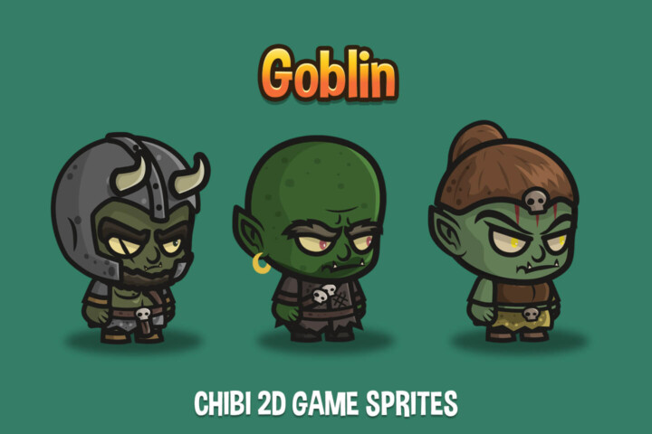 Chibi Game Character Sprites Collection - CraftPix.net
