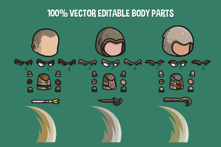 Priest Chibi Character Sprites Download - CraftPix.net