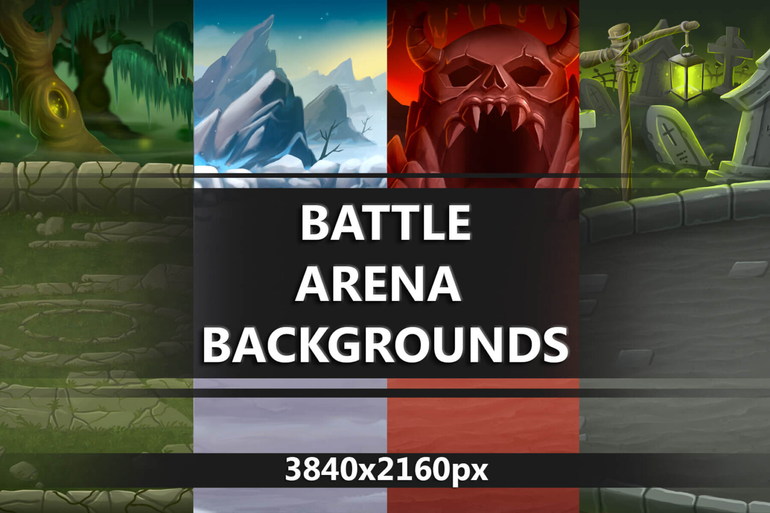 RPG Arena Backgrounds Asset Pack - CraftPix.net