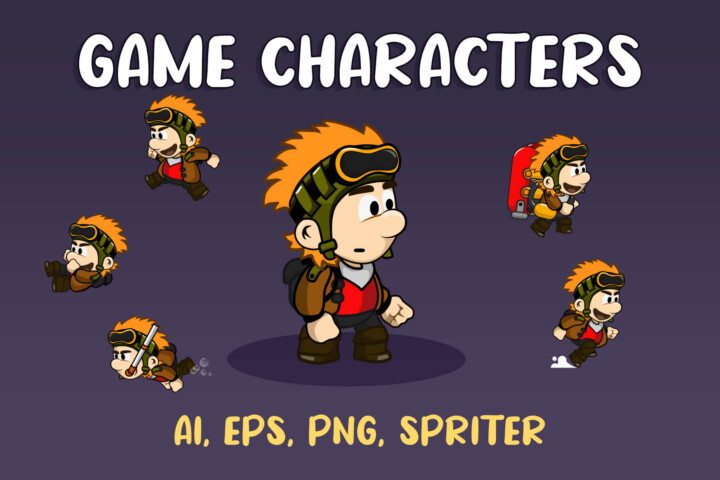 Monkey Game Character Sprite Download - CraftPix.net