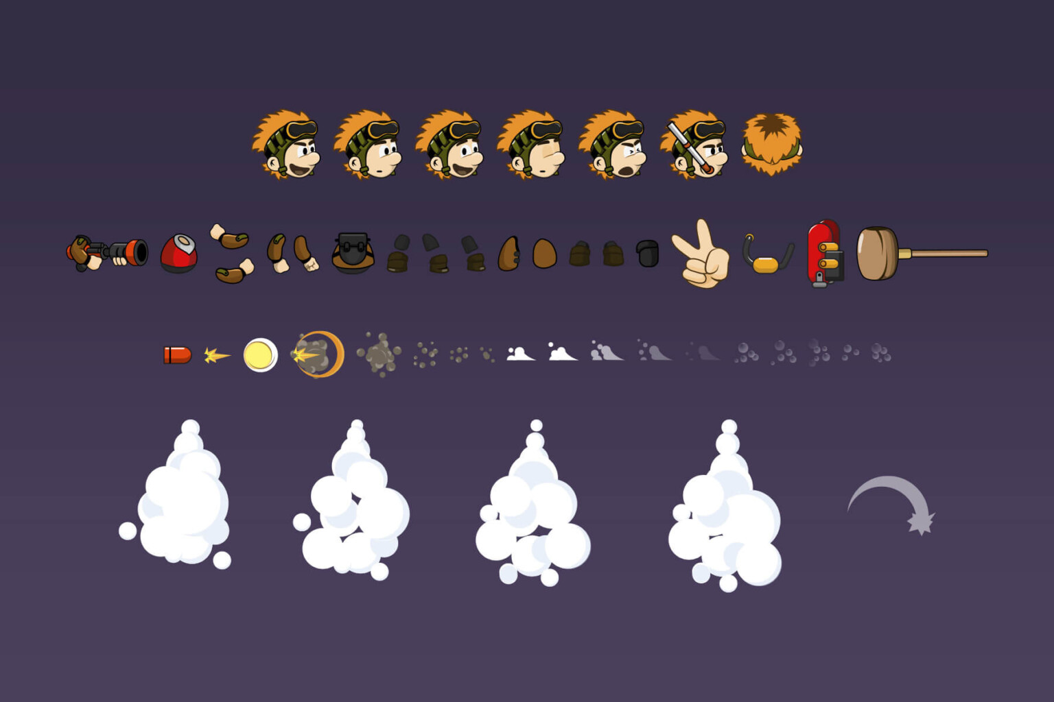 Cartoon Boy Sprites for Platformer Game - CraftPix.net