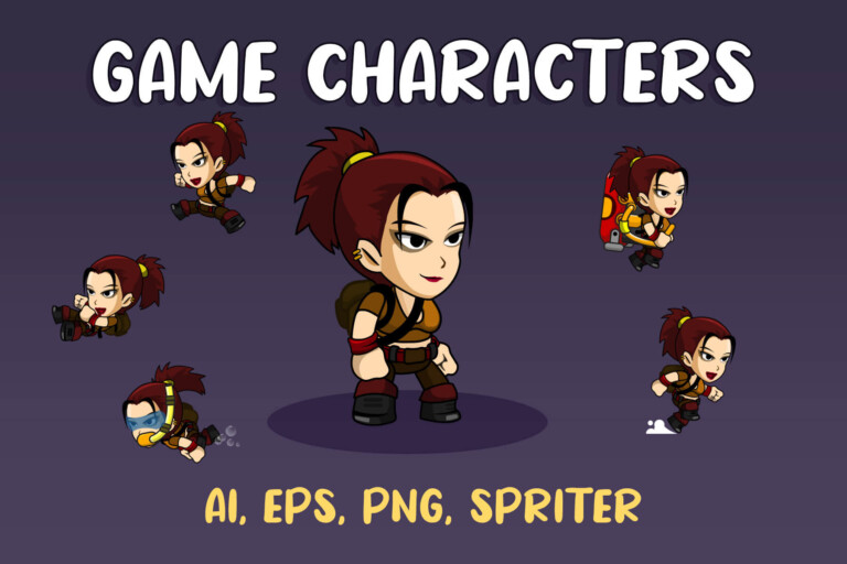 Beast Character Sprites Download Pack - CraftPix.net