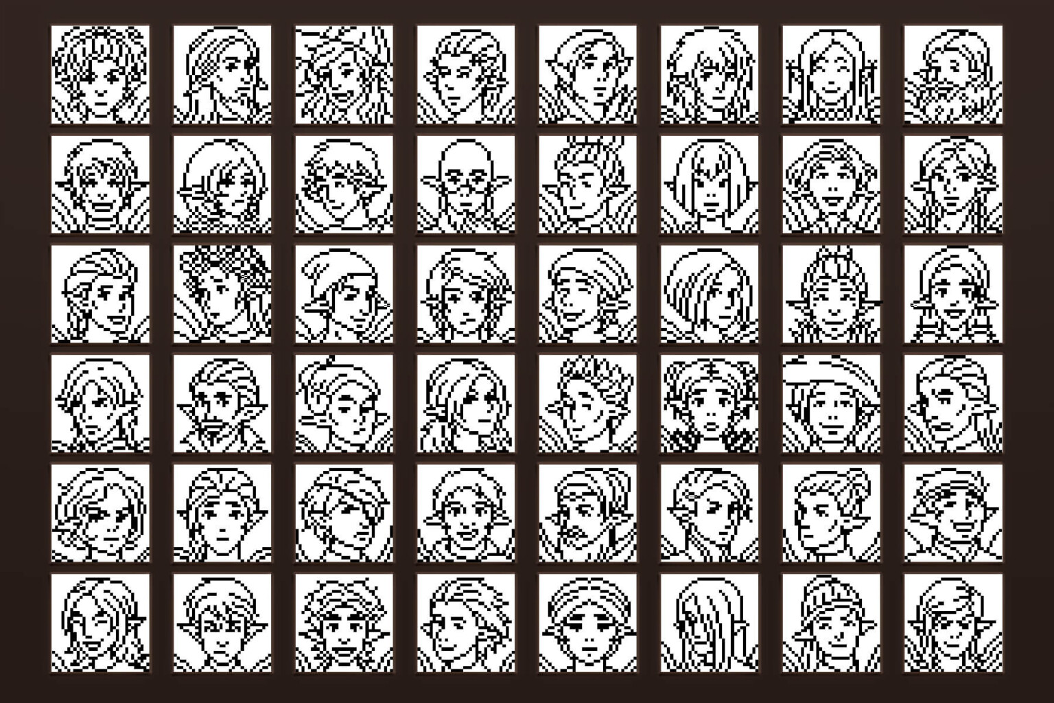 Free Fairy Avatar Icons 32x32 Pixel Art - CraftPix.net