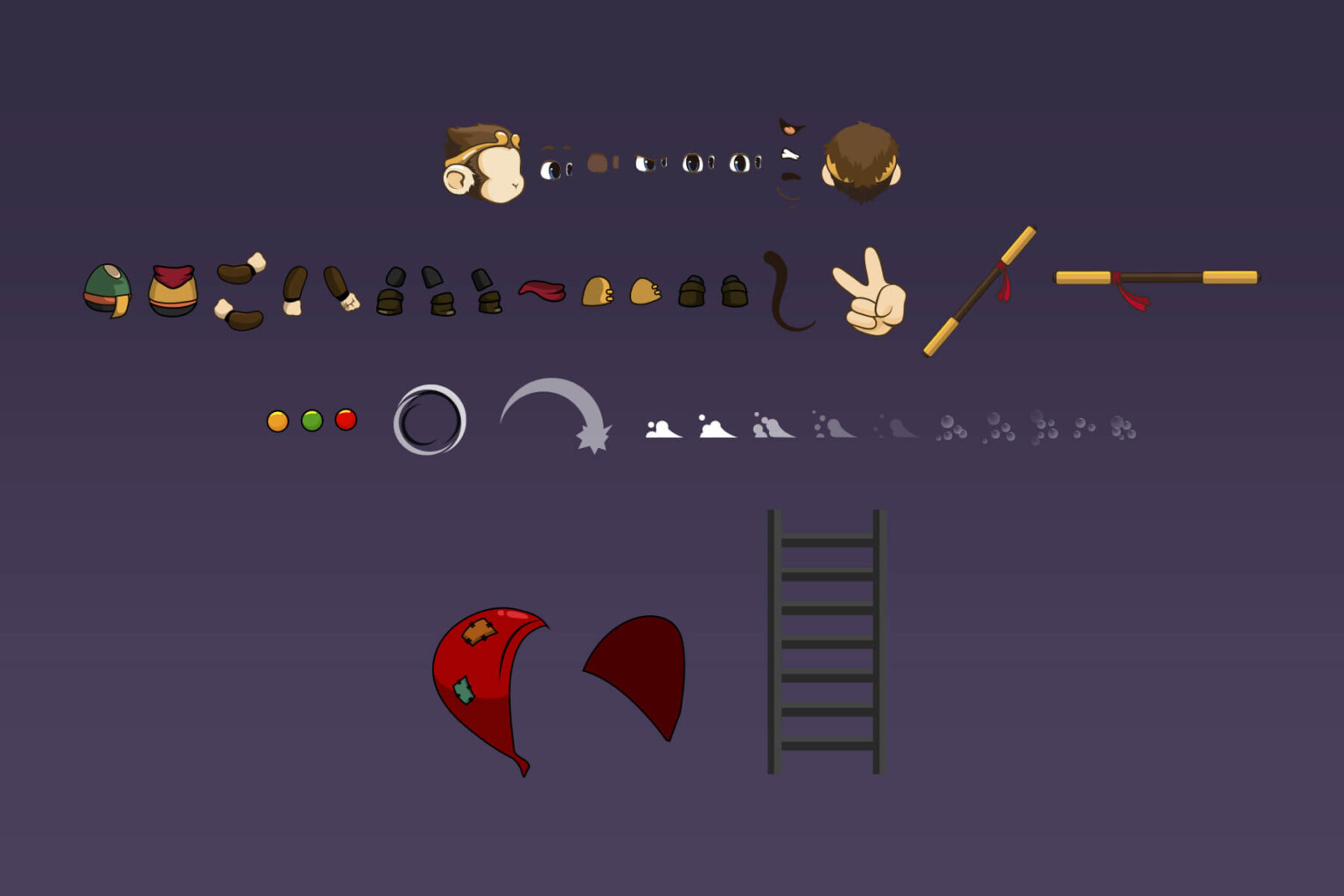 Monkey Game Character Sprite Download - CraftPix.net