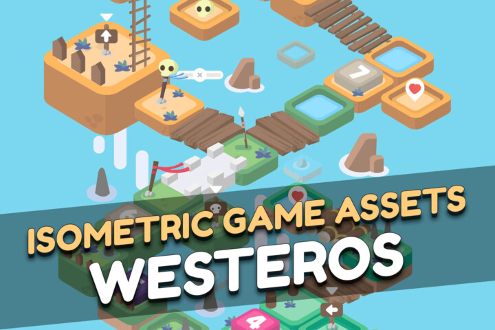 Simple Isometric Level Tilesets Collection - CraftPix.net