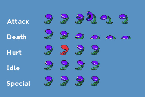 Forest Enemies Pixel Art Sprite Sheet Pack - CraftPix.net