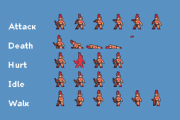 Forest Enemies Pixel Art Sprite Sheet Pack - CraftPix.net