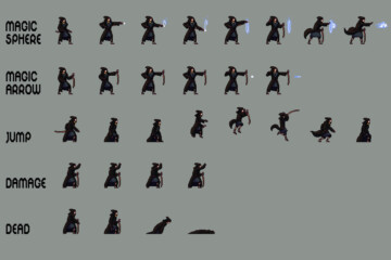 Free Wizard Sprite Sheets Pixel Art Download - CraftPix.net
