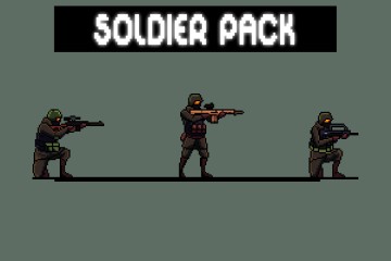 Free Soldier Sprite Sheets Pixel Art Download - CraftPix.net