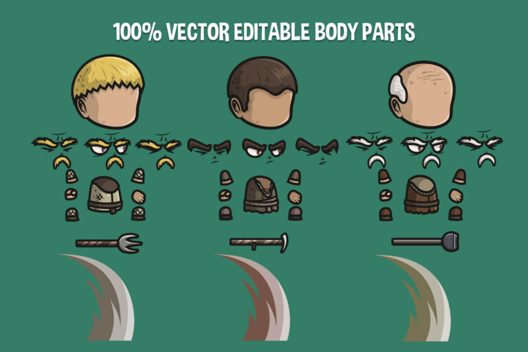 Villager Chibi Character Sprites Download - CraftPix.net