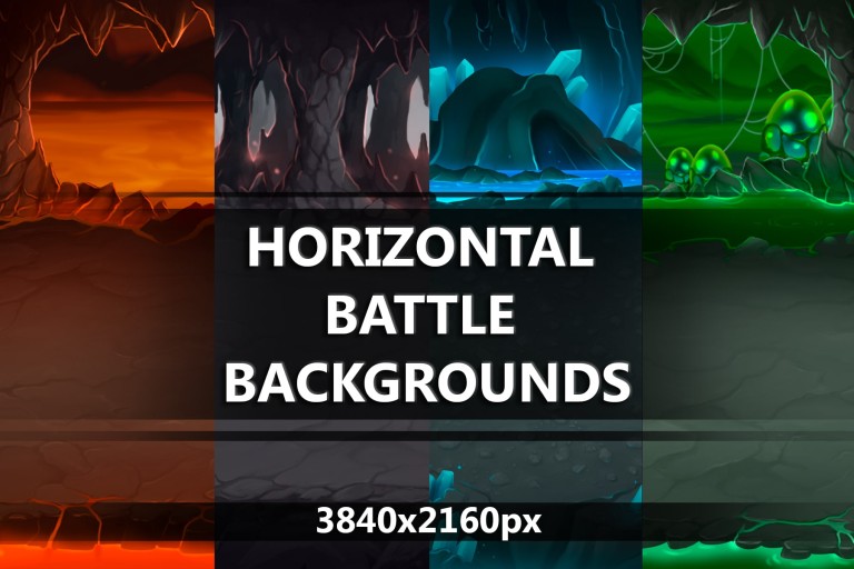 Cave Horizontal RPG Battle Backgrounds - CraftPix.net