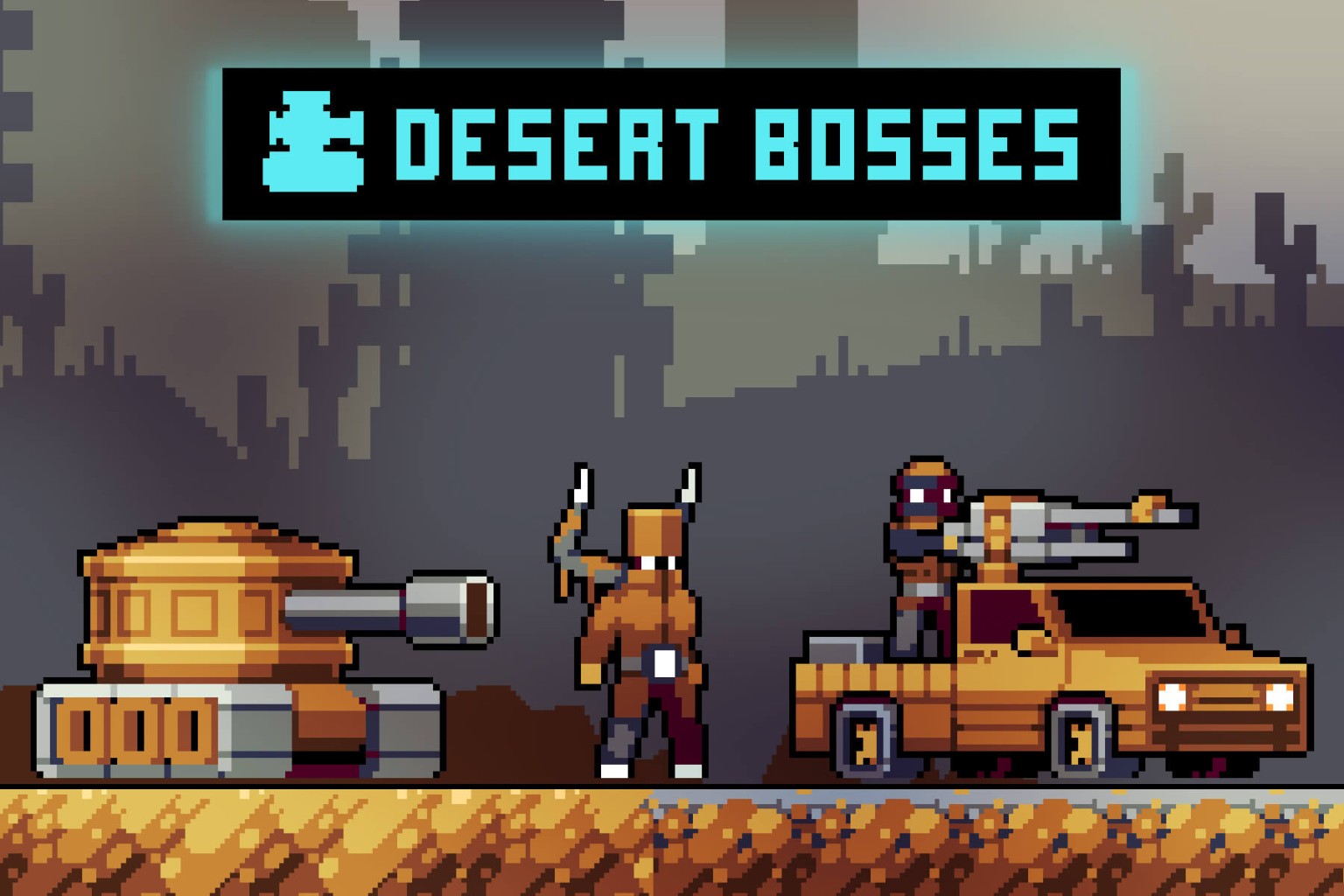 Desert Bosses Pixel Art Sprite Sheet Pack - CraftPix.net