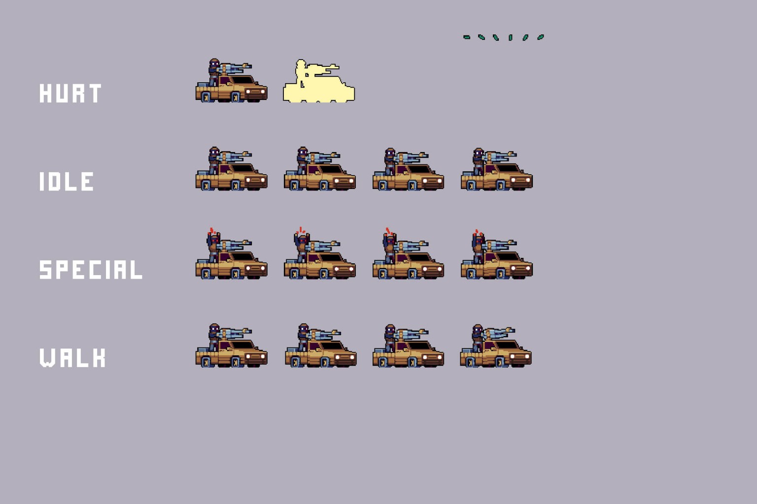 Desert Bosses Pixel Art Sprite Sheet Pack - CraftPix.net