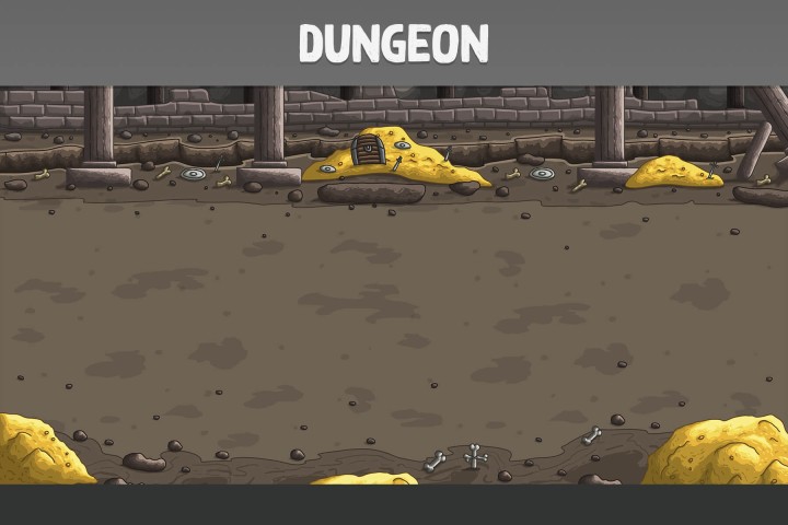 Dragon Dungeon Battle Backgrounds - CraftPix.net