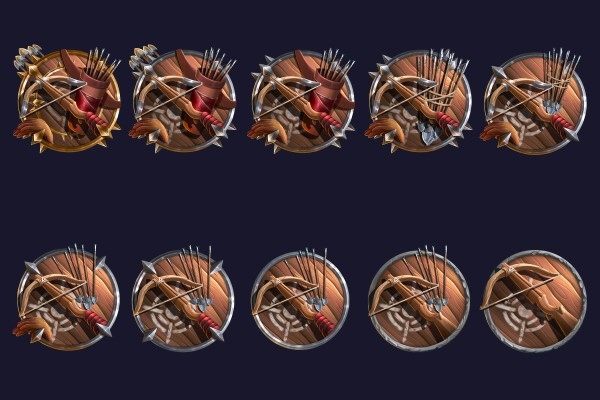 Hero Achievement RPG Icons Download - CraftPix.net