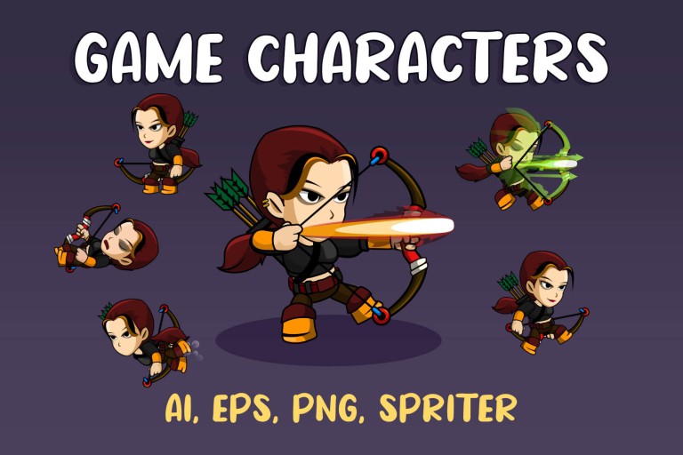 Monkey Game Character Sprite Download - CraftPix.net