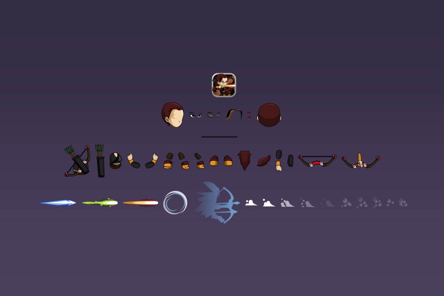 Woman Hero Game Character Sprite - CraftPix.net