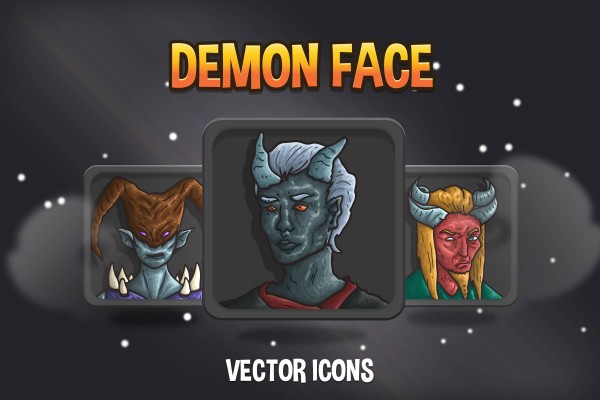 Free Demon Avatar Game Icons Download - CraftPix.net