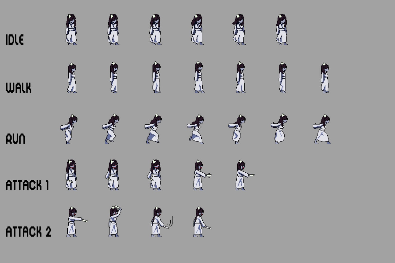 Free Ghost Pixel Art Sprite Sheets Download - CraftPix.net