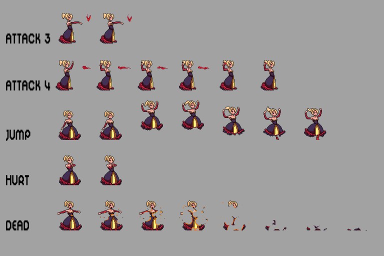 Free Vampire Pixel Art Sprite Sheets Download - CraftPix.net