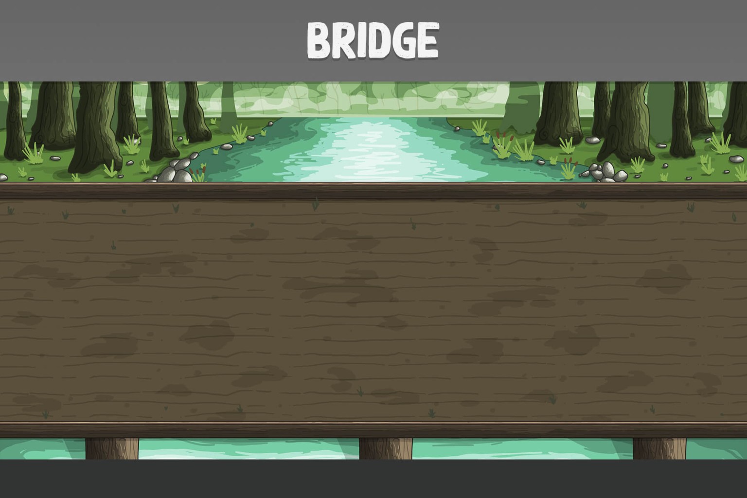 Game Battle Backgrounds with Bridges - CraftPix.net