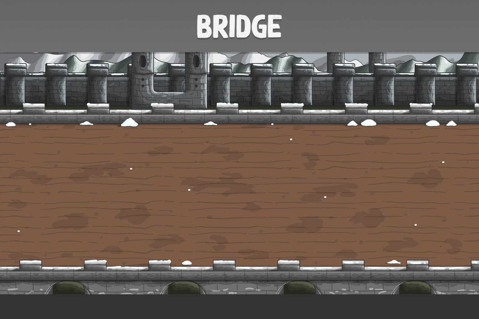 Game Battle Backgrounds with Bridges - CraftPix.net
