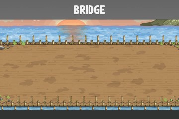Game Battle Backgrounds with Bridges - CraftPix.net