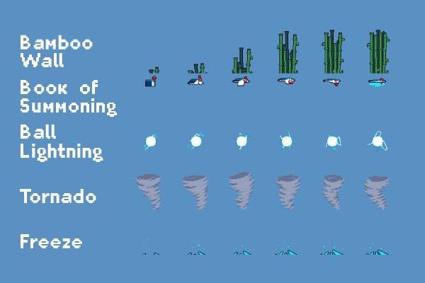 Magic Spells Pixel Art Sprite Pack Download - CraftPix.net