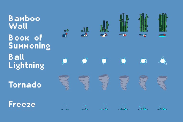 Magic Spells Pixel Art Sprite Pack Download - CraftPix.net