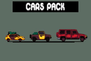 Free Old Cars Pixel Art Asset Pack Download - CraftPix.net