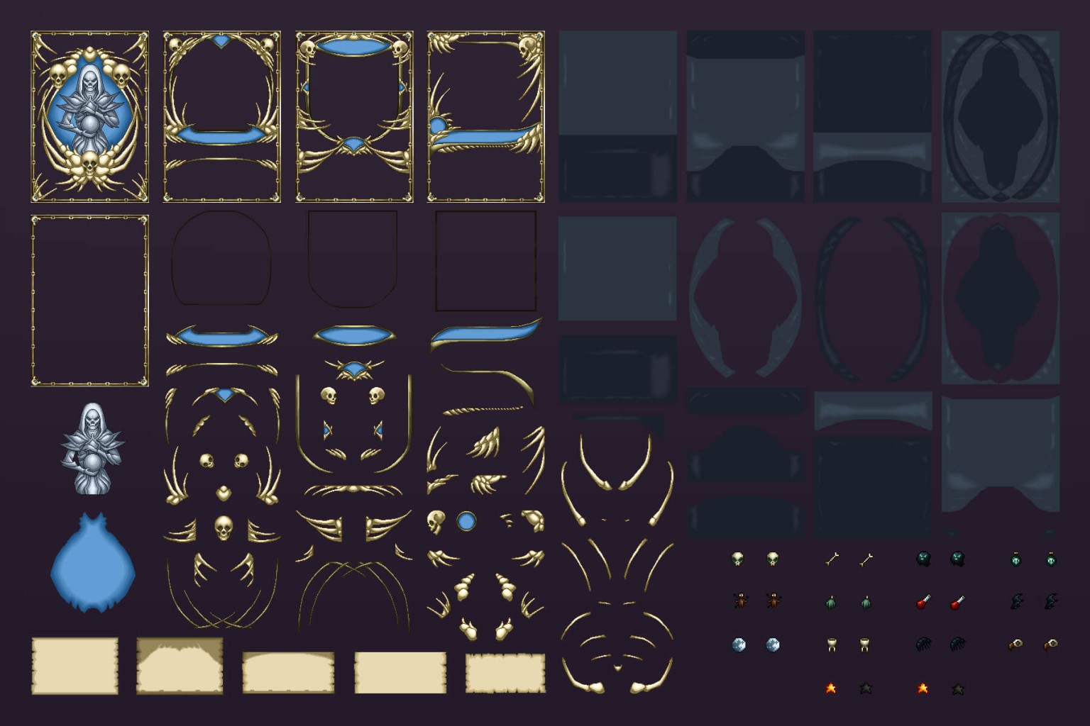 Undead TCG Cards Pixel Art Asset Pack - CraftPix.net