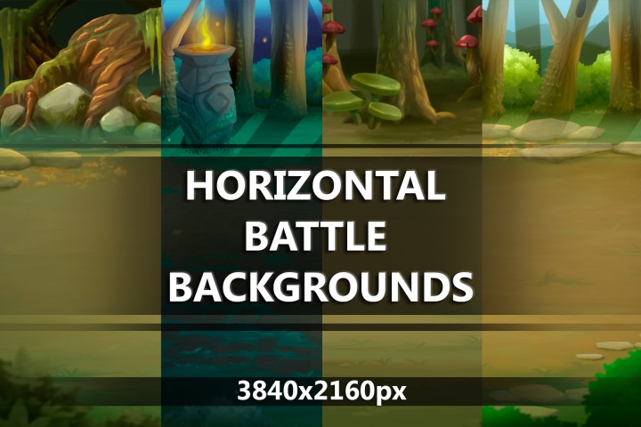 Fantasy Horizontal Battle Backgrounds - CraftPix.net