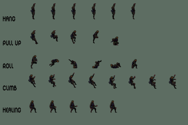 Soldier Character Sprite Sheets Pixel Art Pack 2 - CraftPix.net
