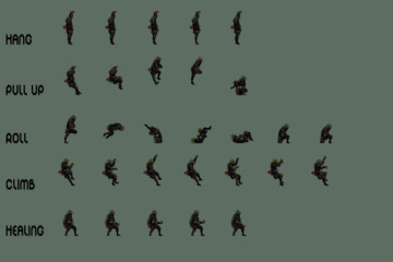 Soldier Character Sprite Sheets Pixel Art Pack 2 - CraftPix.net