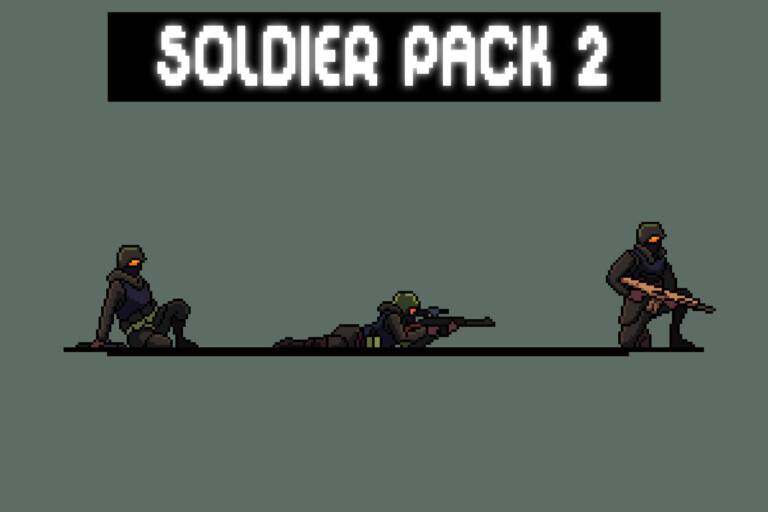 Free Soldier Sprite Sheets Pixel Art Download - CraftPix.net