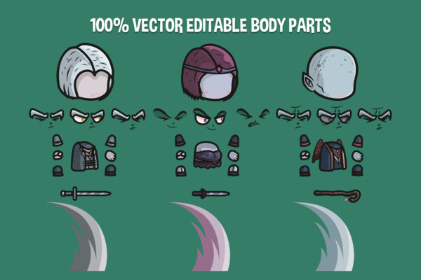 Vampire Chibi Character Sprites Download - CraftPix.net