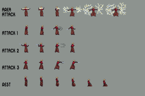 Wizard Pixel Art Sprites Pack 2 Download - CraftPix.net