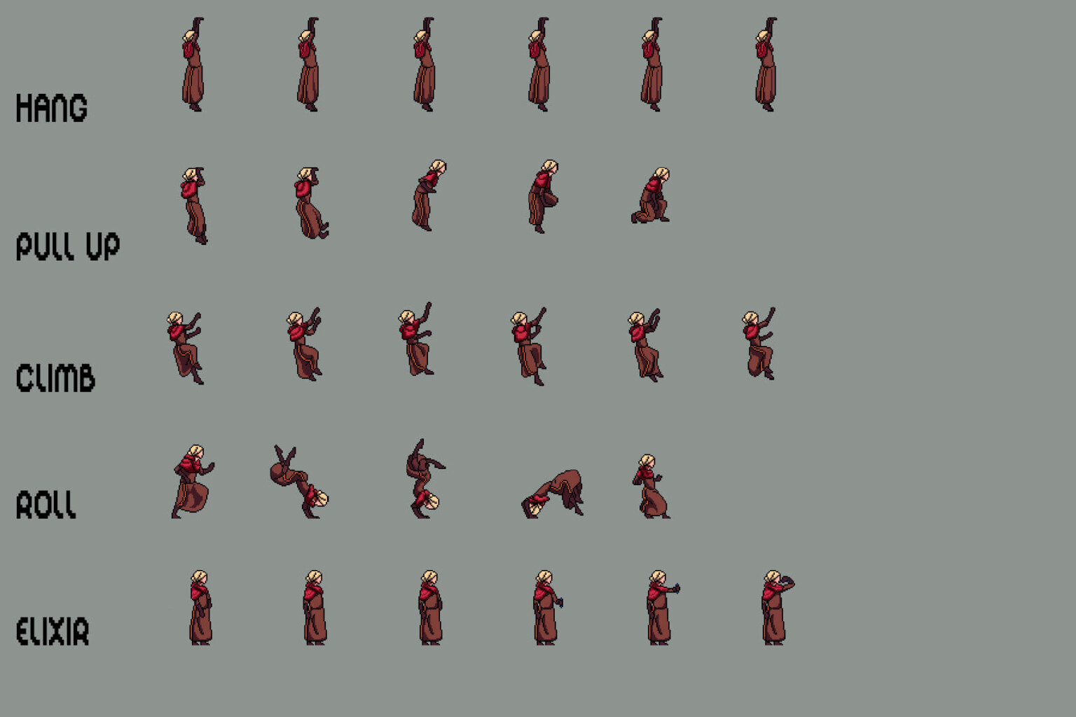 Wizard Pixel Art Sprites Pack 2 Download - CraftPix.net