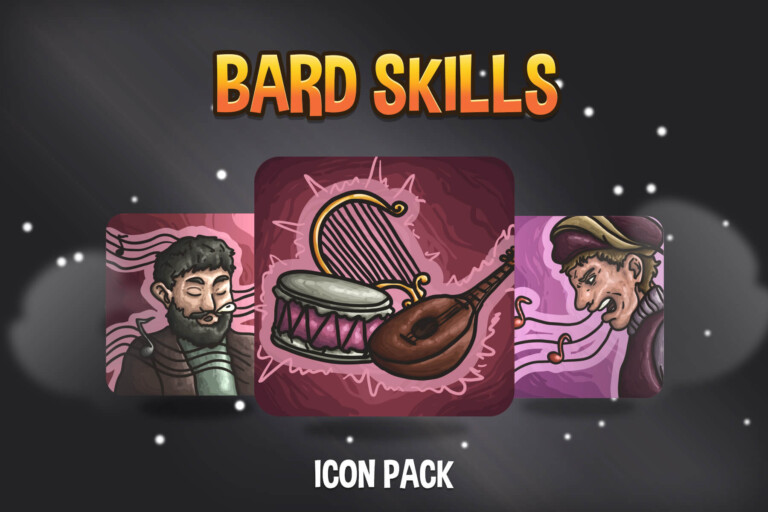 Demon Skills Game Icon Pack Download - CraftPix.net